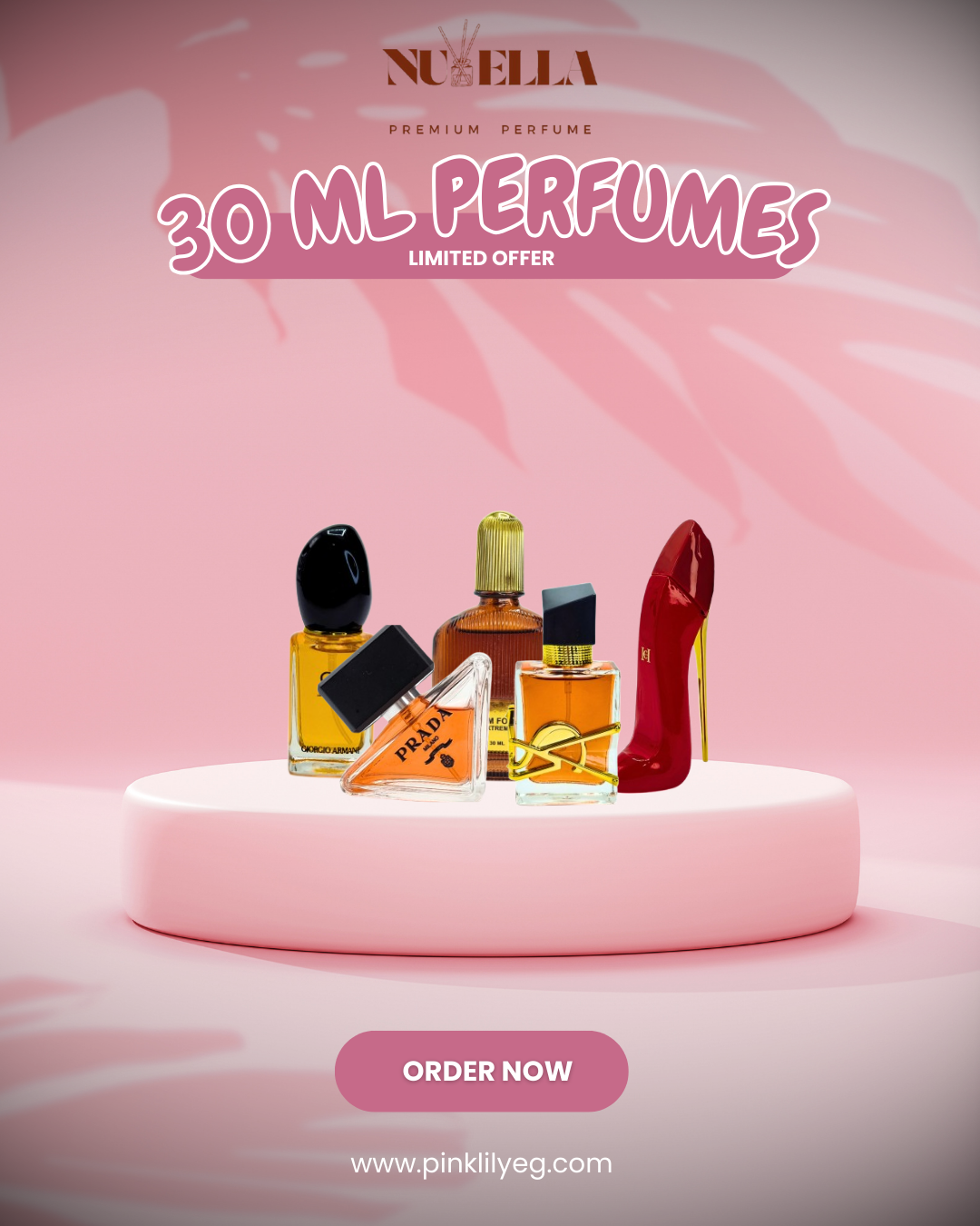 30ml Perfumes – Pink Lily