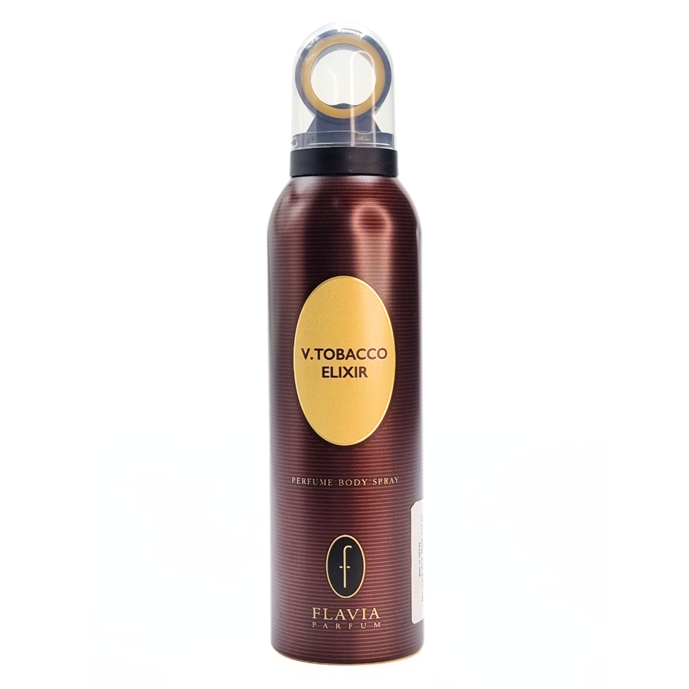 Flavia V. Tobacco Elixir Perfumes Body Spray 200ml – Pink Lily